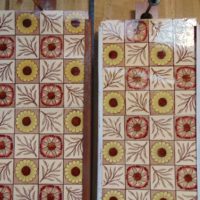 Original Aesthetic Movement Tiles - ARTS017 - Old Fireplaces