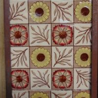 Original Aesthetic Movement Tiles - ARTS017 - Old Fireplaces
