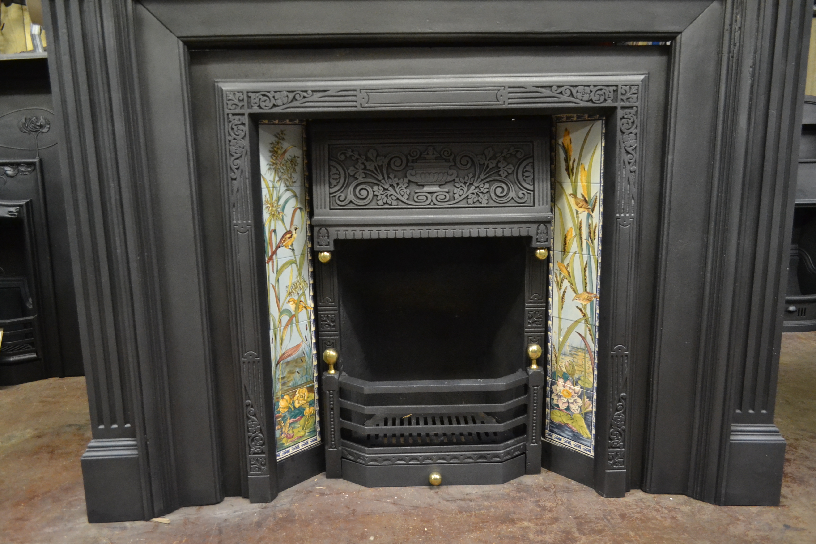 Victorian Tiled Insert - 2086TI - Old Fireplaces