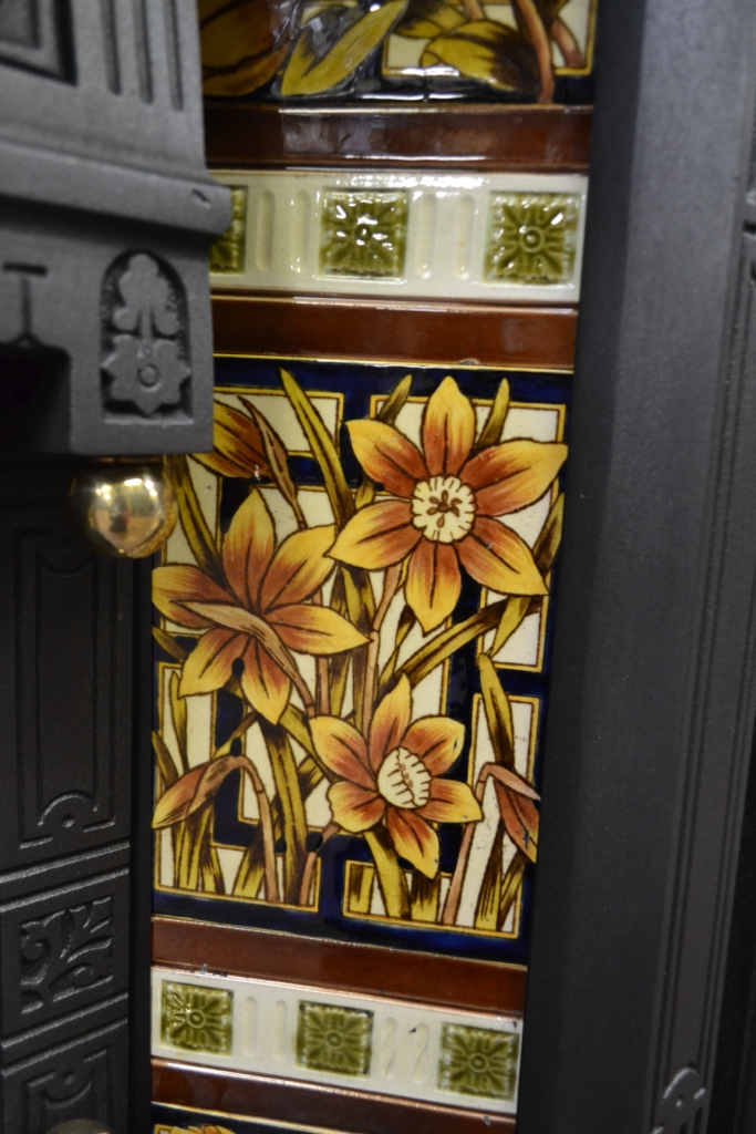 Victorian Fireplace Tiles - V093 - Old Fireplaces